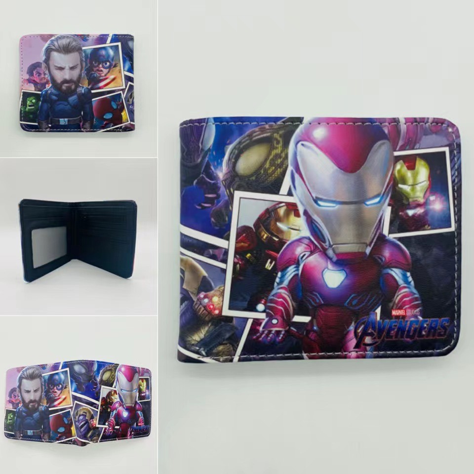 R RCGW Men's Wallet Cartoon Wallet Coin Purse Card Holder Spiderman ...