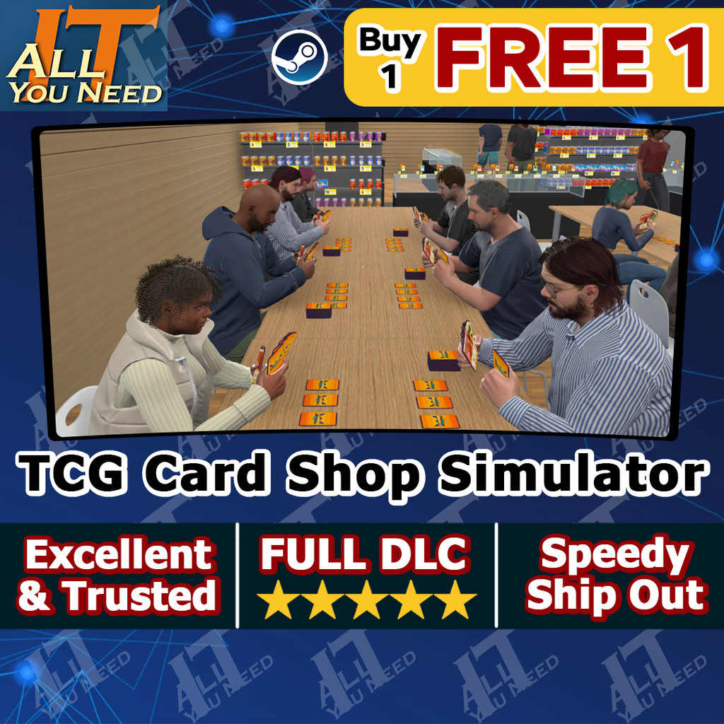 TCG Card Shop Simulator With FULL DLC [PC Game] Steam CDKEY | Shopee Malaysia