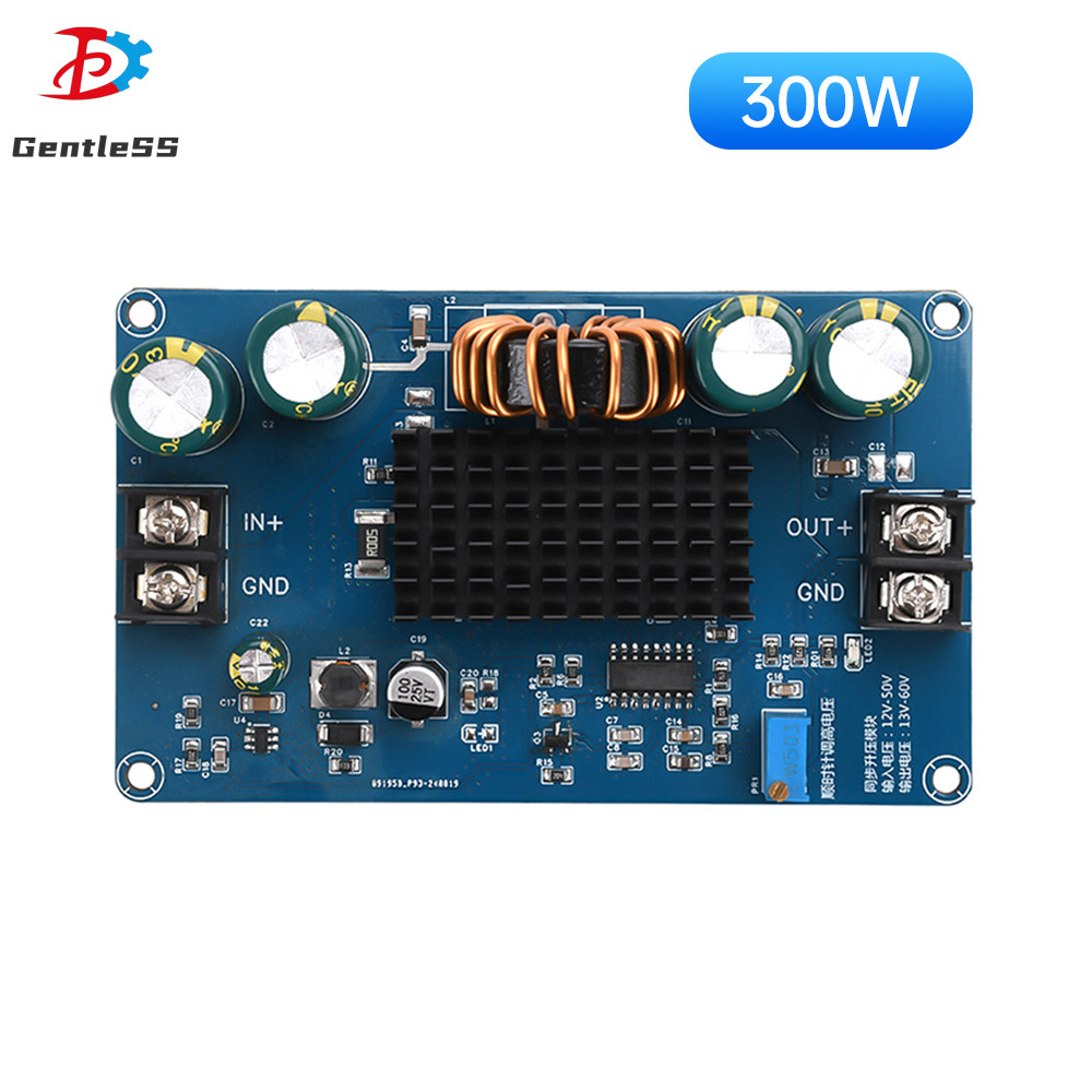 300W 12A DC-DC Boost Converter Module Synchronous Rectifier Boost Constant Voltage Adjustable ...