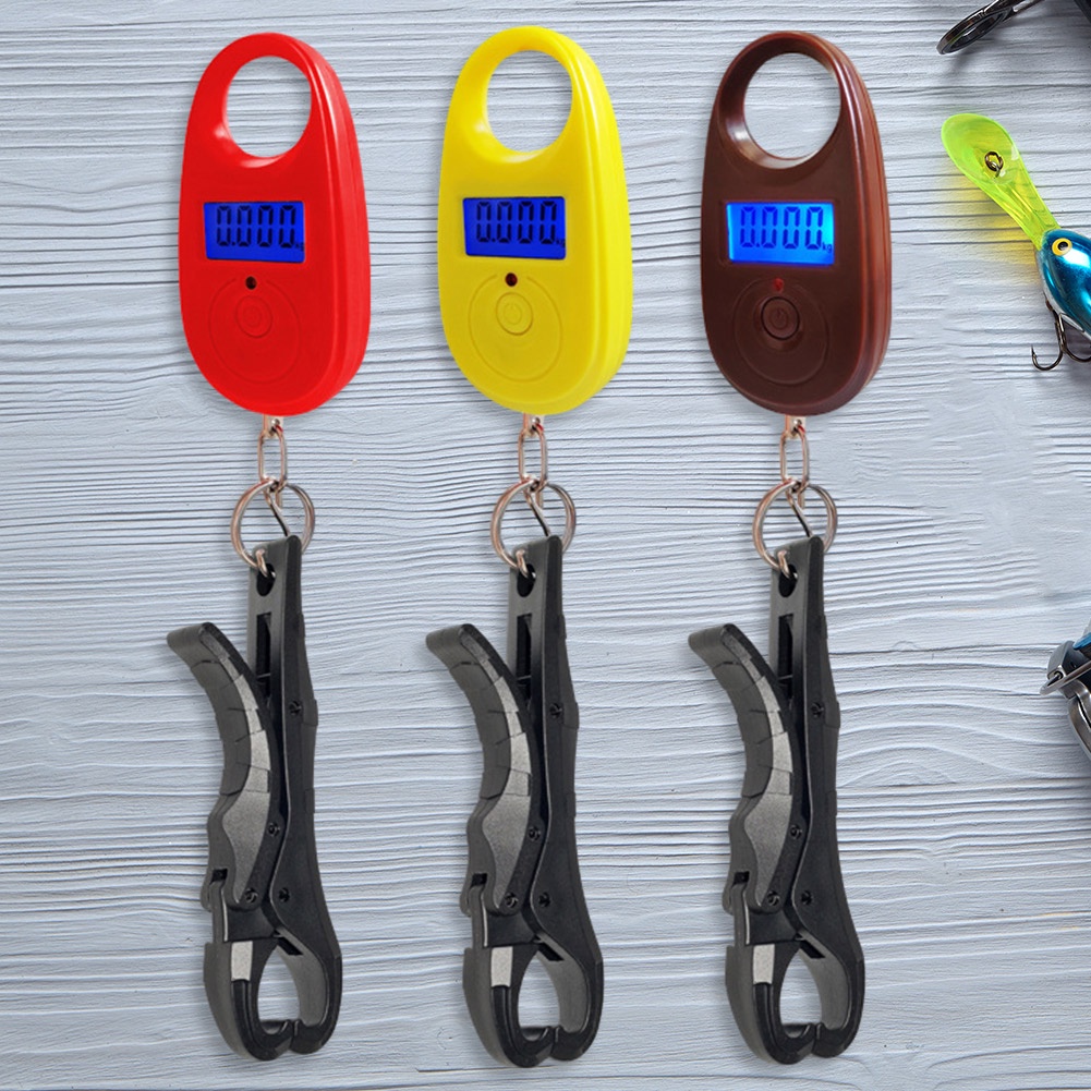 Mini Digital Scale 3 Weighing Modes Portable Hanging Scale with Fish ...