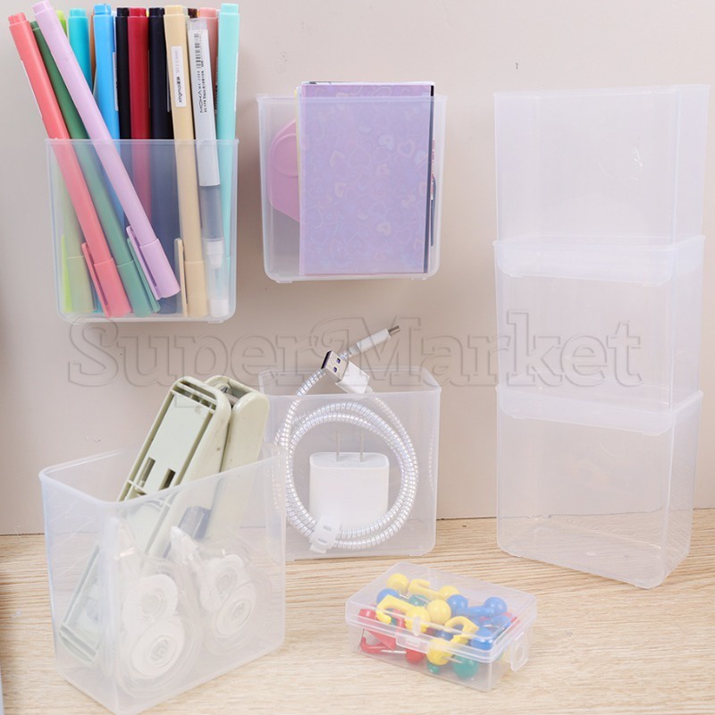 [ Featured ] Transparent Wall Mounted Storage Box / Universal Square ...