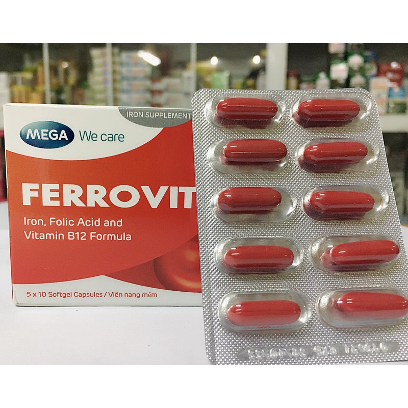 Ferovit vitamin B12, folic acid, iron supplement pills | Shopee Malaysia