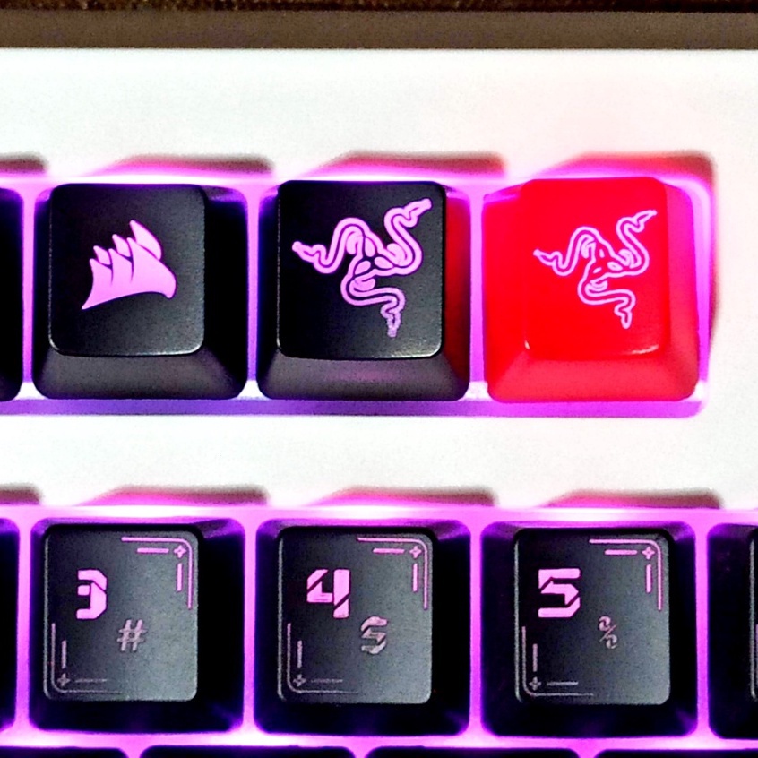 Translucent Keycap RAZER Keycap Unique Mechanical Keyboard Translucent ...