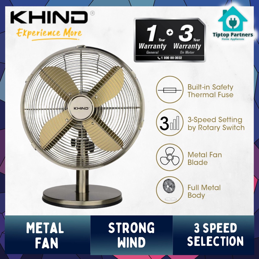 Khind 16" / 12 Antique Table Fan TF-121A / TF-161A | Shopee Malaysia