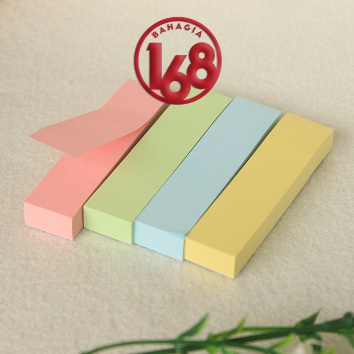 4-color sticky Notes. Book Barrier, memo, Etc (100 sheets) | Shopee ...