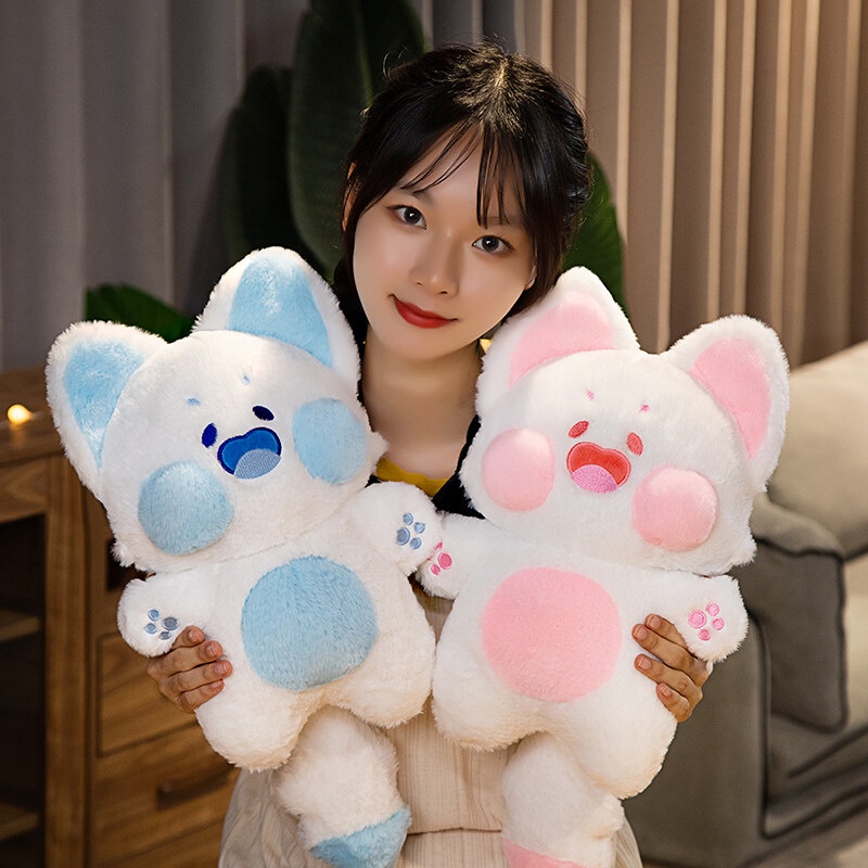 Cute DuDu Cat Plush Toy Newborn Soft Plushie Stuffed Cartoon Animal ...