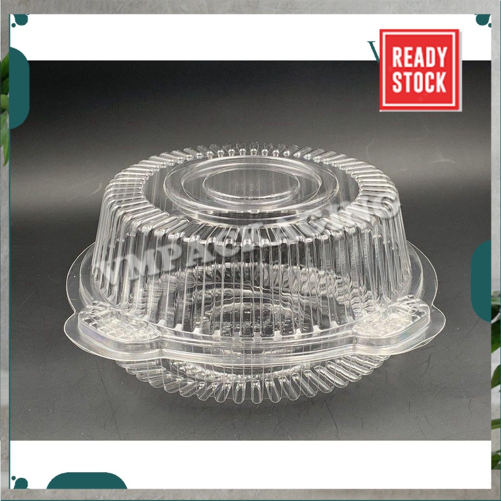 OPS-C38 BENXON 6" Kuih Container Round Cake Tray with Lock [ 100pcs± ...