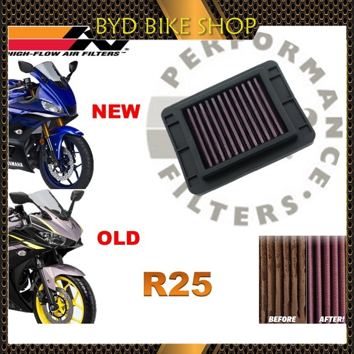 YAMAHA RACING AIR FILTER R25 SUPERBIKE BEST QUALITY | Shopee Malaysia