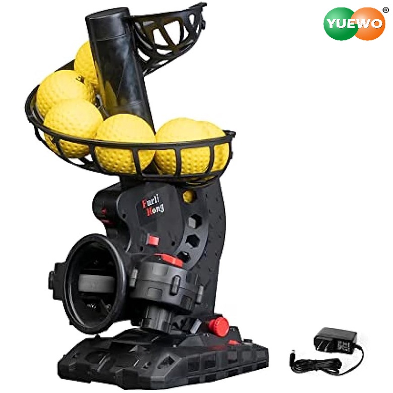 Electronic Baseball Pitching Machine, Adjustable Angles, Timer and ...