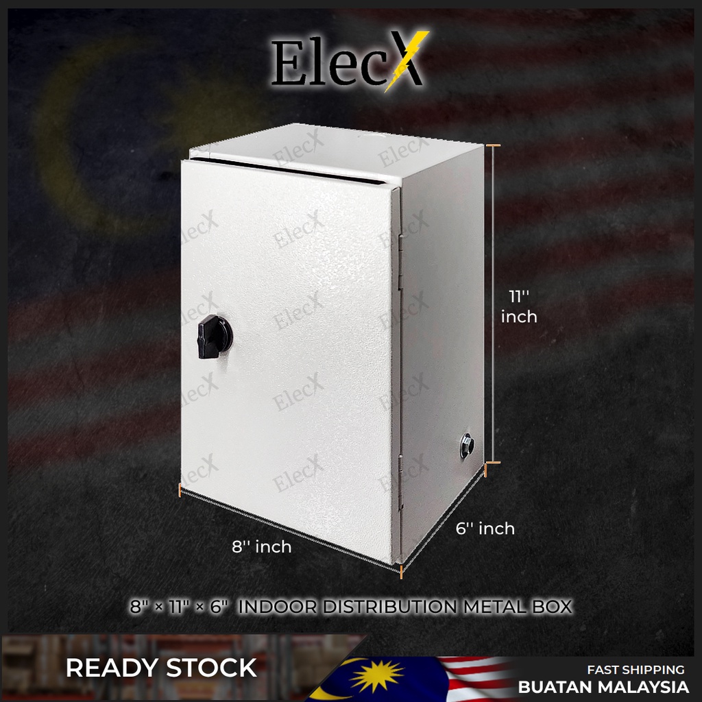 8×11×6 METAL DISTRIBUTION EMPTY BOX INDOOR METAL MULTI DB CLAD ...