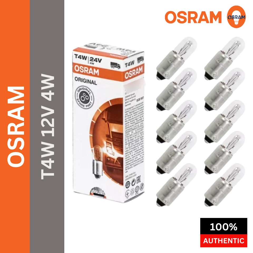 3893 OSR Osram 12V 4W T4W Mercedes side light W124 W201 W126 W123 Volvo ...