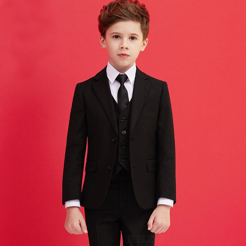 Children's suit, boys' dress, host, handsome performance suit, flower ...
