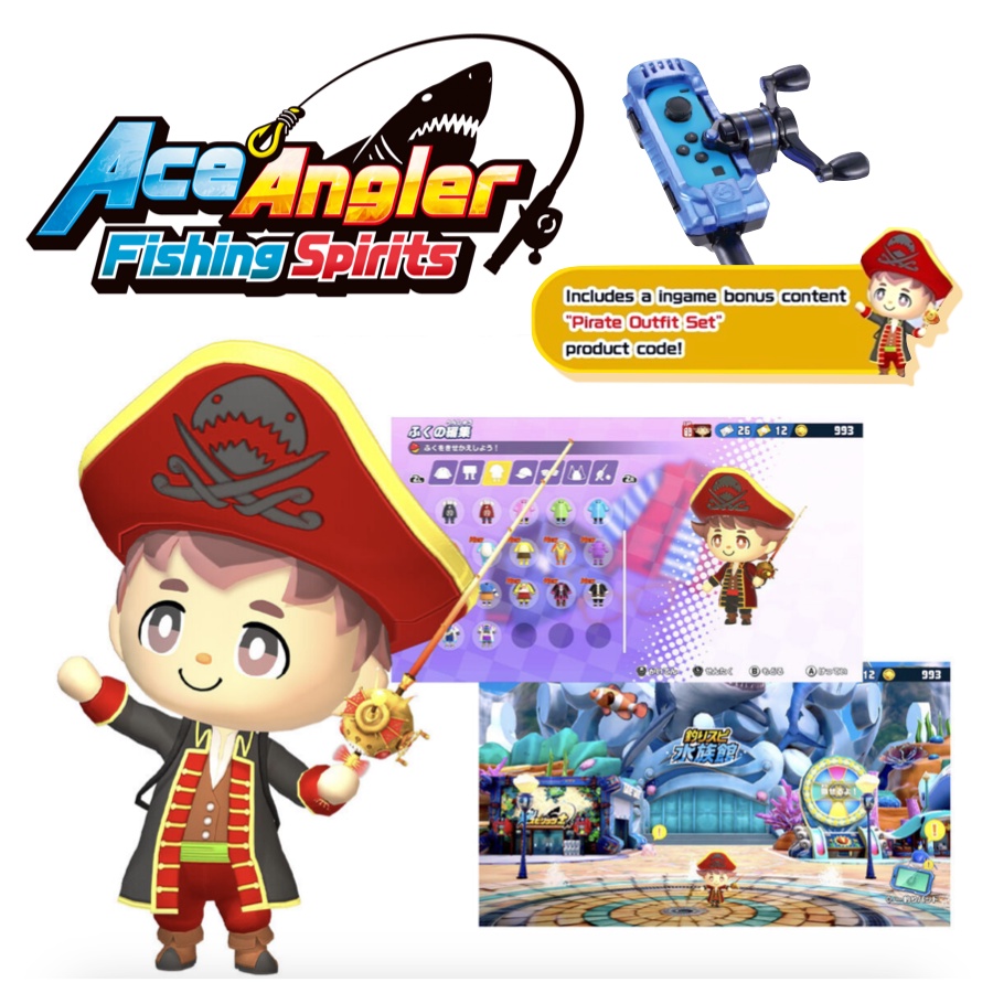 Nintendo Switch Ace Angler (Tsuri Spirit) Fishing Spirits Rod ...