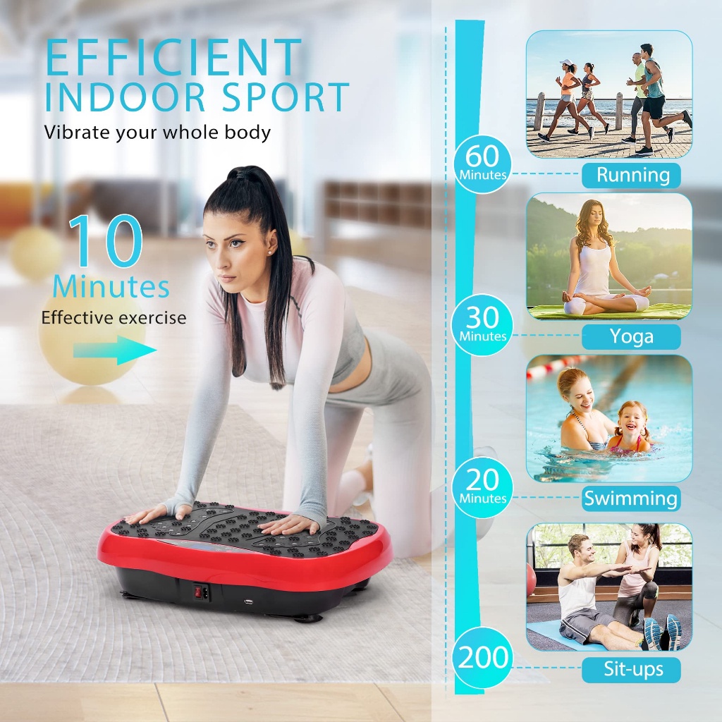 Slimming Vibrating Machine Shaker Vibration Plate Exercise Machine ...
