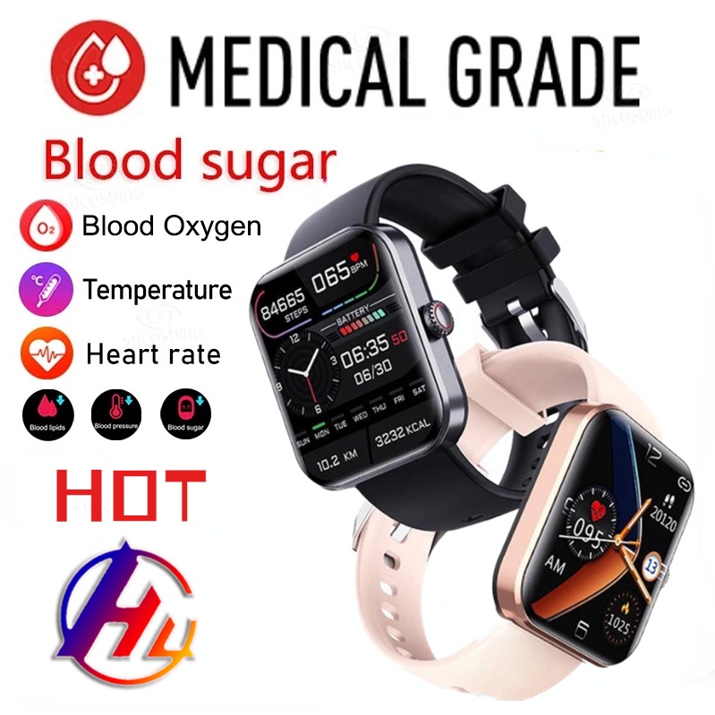 XIAOMI 2023 NEW Blood Glucose Smartwatch Electrocardiogram Temperature ...