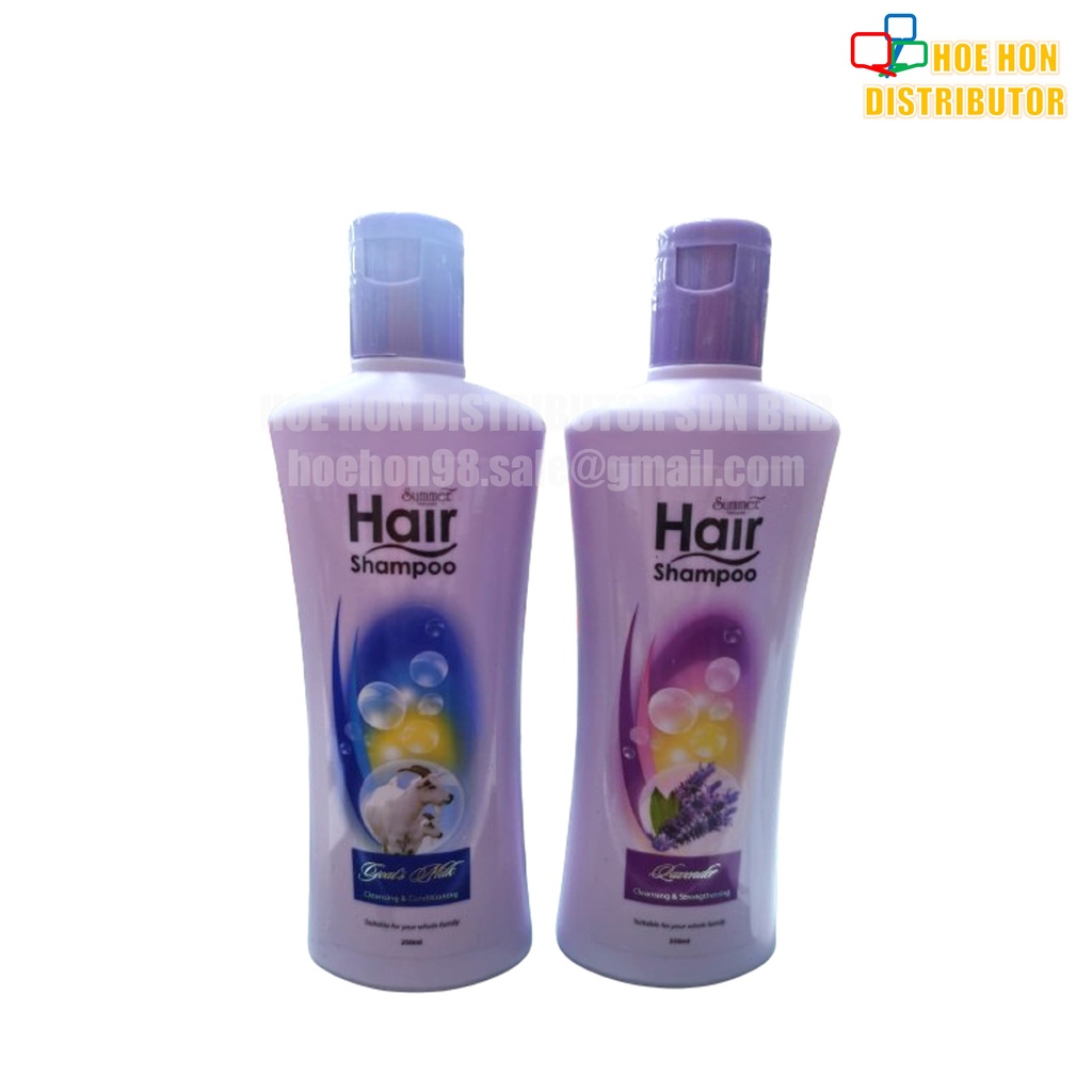 Summer Hair Shampoo Goat Milk Lavender 250ml Syampu Rambut | Shopee ...
