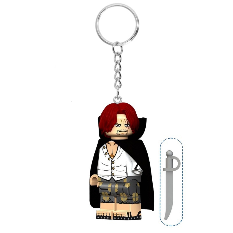 LEGO Keychain Minifigure Shanks One Piece | Shopee Malaysia