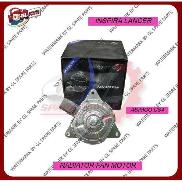 RADIATOR FAN MOTOR (ASIMCO USA) PROTON INSPIRA MITSUBISHI LANCER (2PIN ...