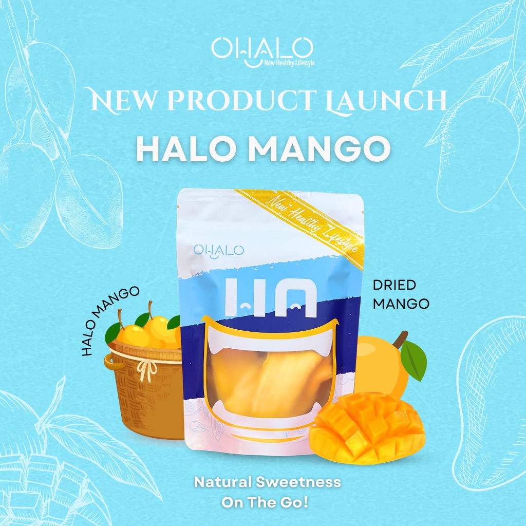 Halo Thailand Mango Strips (100g) | Buah Mangga Kering | 泰国芒果干 | Shopee ...
