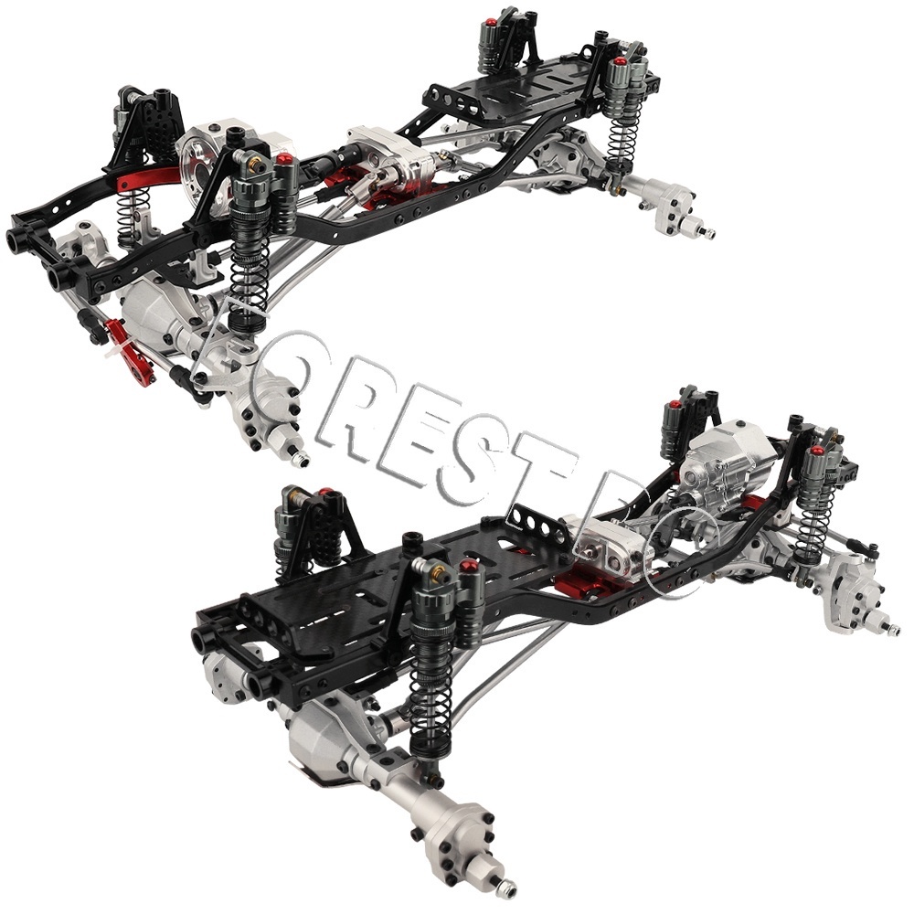 313mm wheelbase 1/10 SCX10 II All-Metal Chassis Frame Remote Control ...