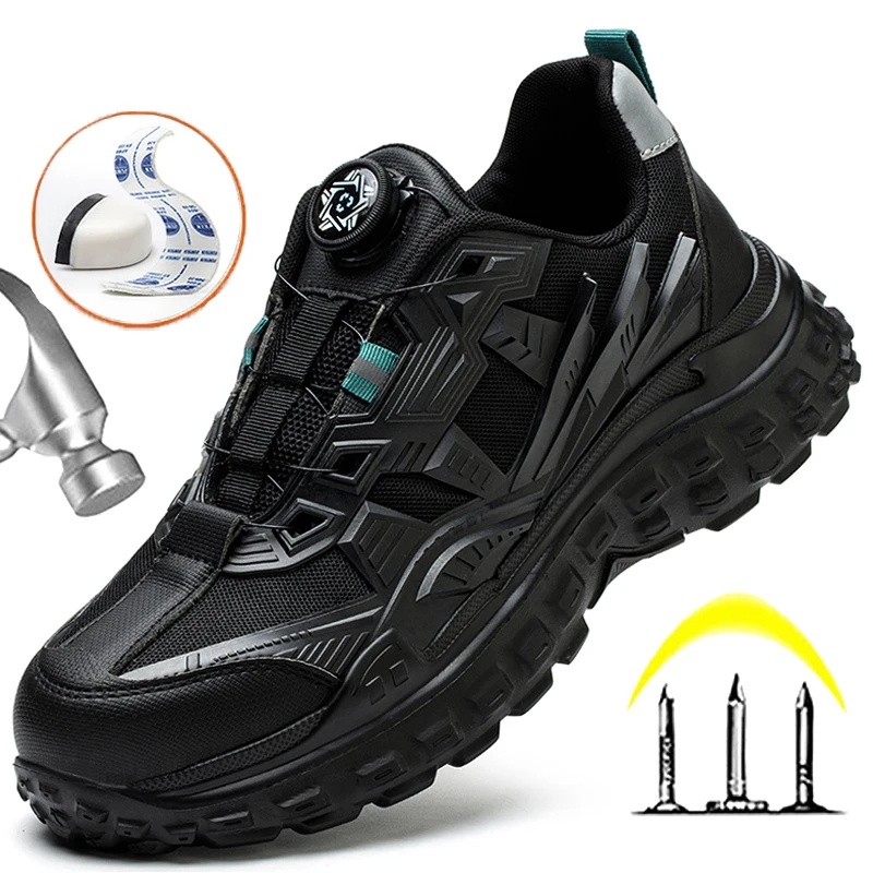 Insulation 6KV Men Work Shoes Rotating Buttons Safety Shoes Male ...