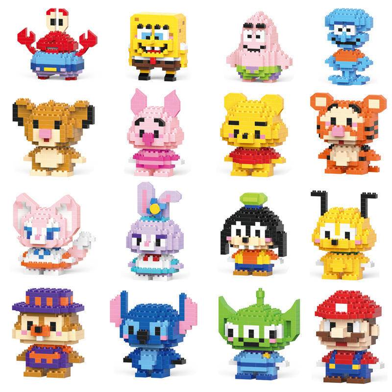 Two pieces 50% off, Building Blocks 3D ABS micro particle block ...