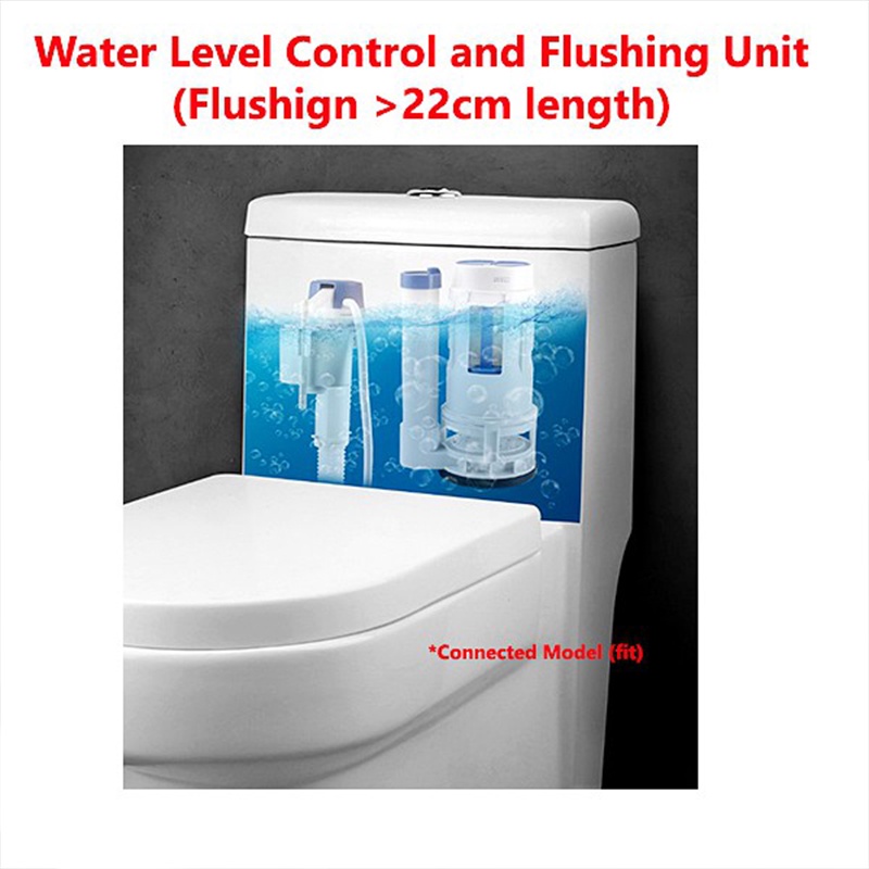 SOUL HAND 2PCS Toilet Flush Set Full Set Toilet Cistern Water Tank ...