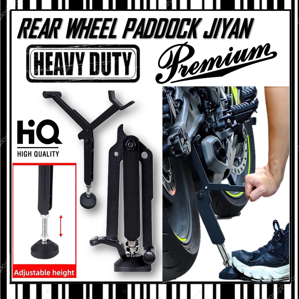 Motorcycle Touring Portable Single Side Paddock Stand Swing Arm Wheel ...