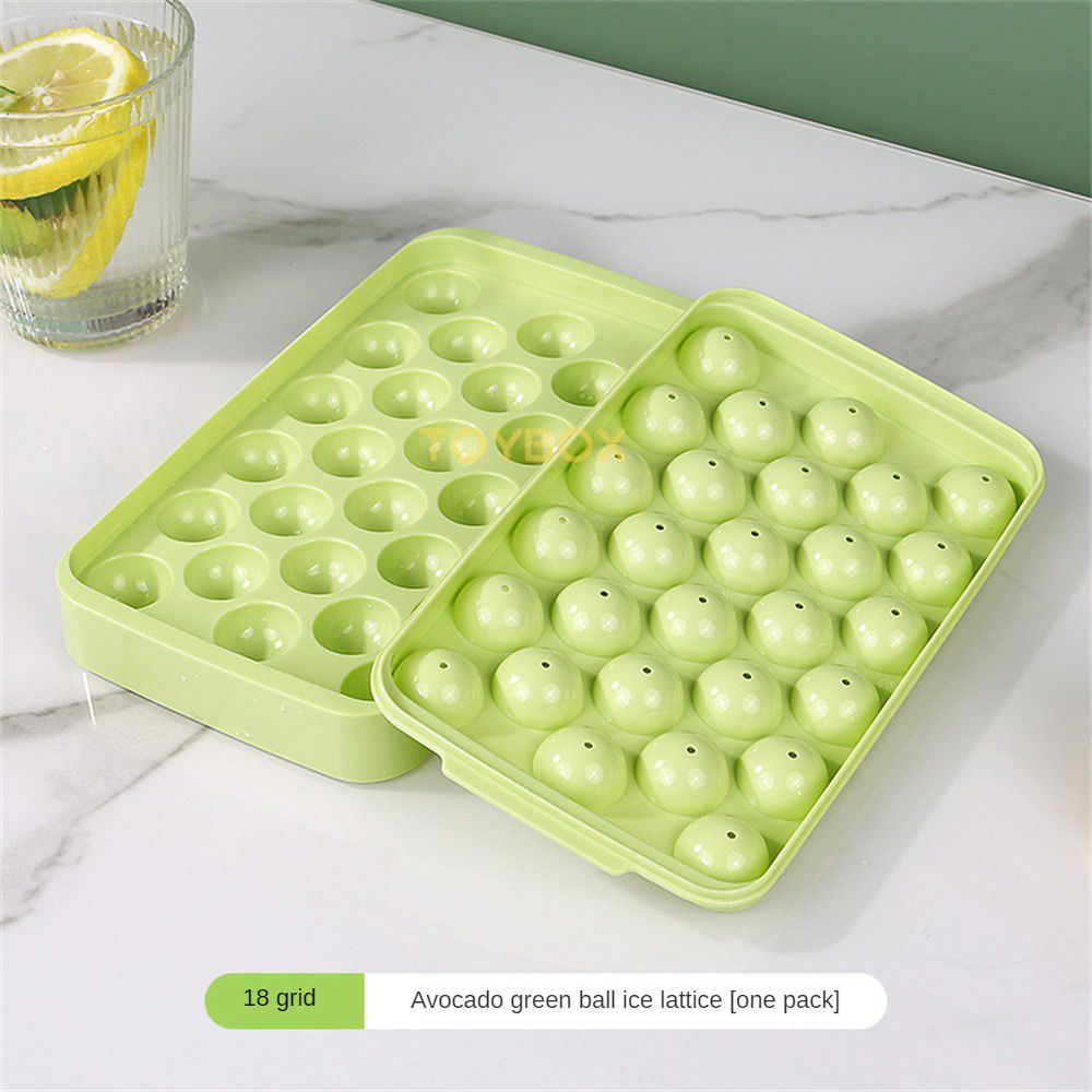 28 Grids Ball Ice Tray Plastic Ice Cube Mold Refrigerator Ice Hockey ...
