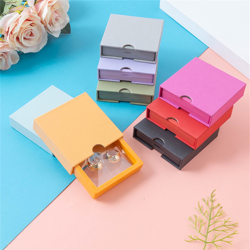 Jewelry Box Colorful 3D Floating Frame Shadow Box Jewelry Display Boxes ...