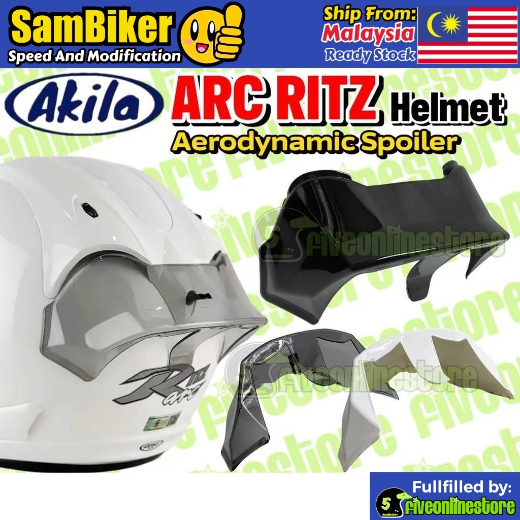 AKILA Racing Aerodynamic Spoiler For ARC RITZ AR1 AR4 YF / KYT NFJ ...