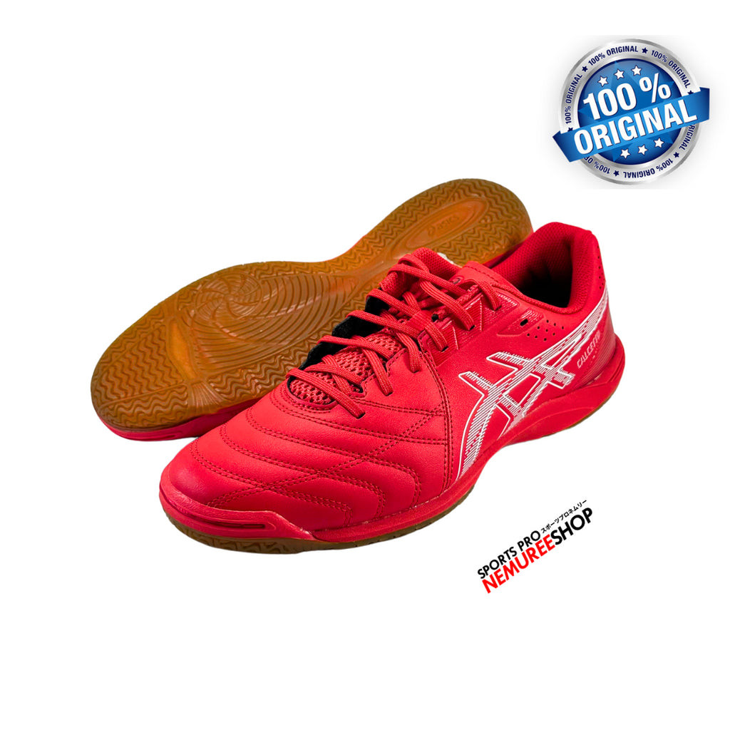 ASICS Futsal Shoes CALCETTO WD 9 (CLASSIC RED/WHITE) | Shopee Malaysia