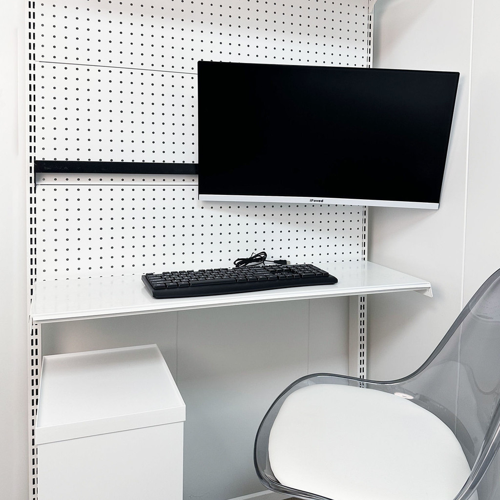 Hanging metal perforated board accessories without punching Monitor ...