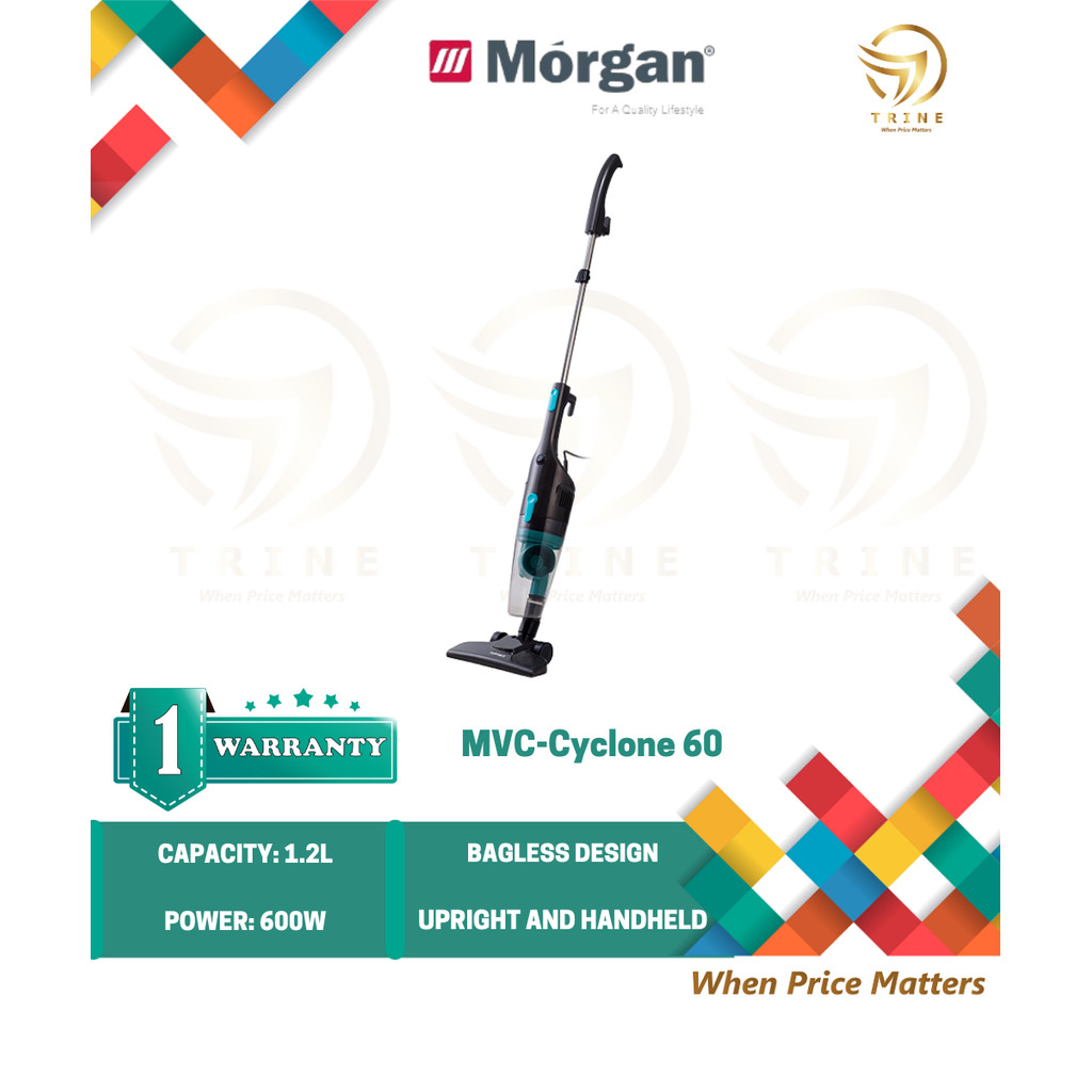 MORGAN UPRIGHT VACUUM (600W) MVC-CYCLONE 60 | Shopee Malaysia