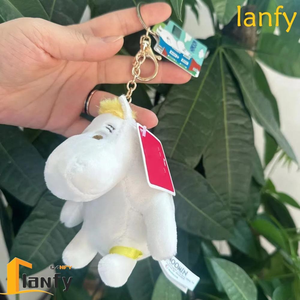 LANFY Moo Deng Key Ring, Anti-loss Mini Bouncing Pig Mu Dang Doll ...