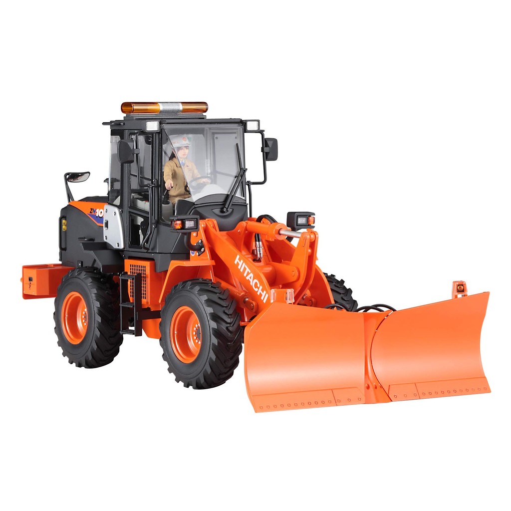 Hasegawa 1/35 Hitachi Construction Machinery Wheel Loader ZW100-6 Multi-Plow (Snow Removal ...