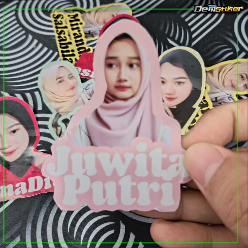 Premium WATERPROOF CUSTOM PHOTO AND NAME VIRAL STICKERS | Shopee Malaysia