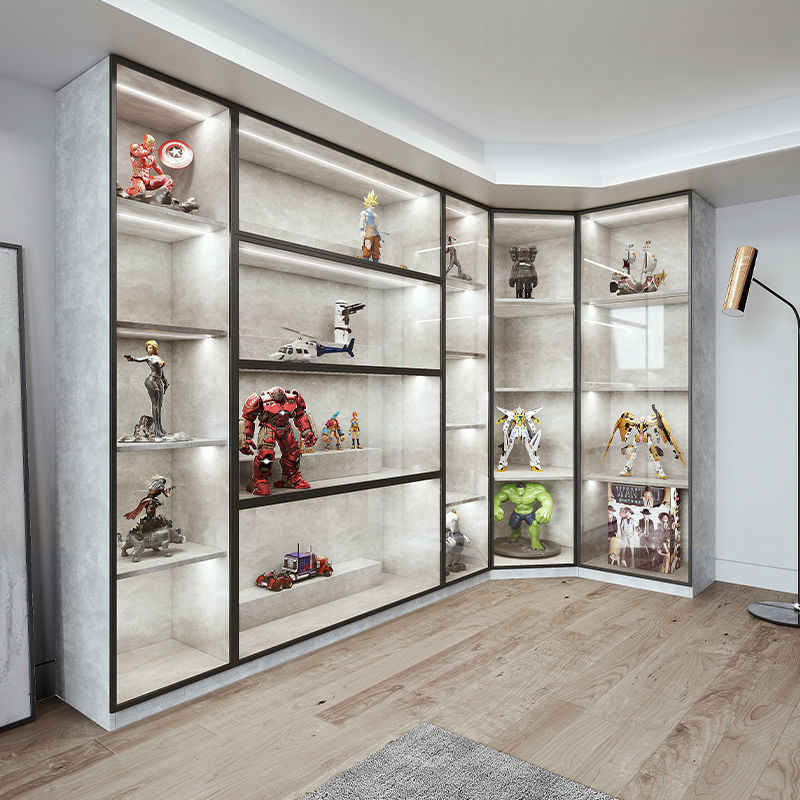 Shopee Official Hand-Made Display Cabinet with Lock Lego Model Glass ...