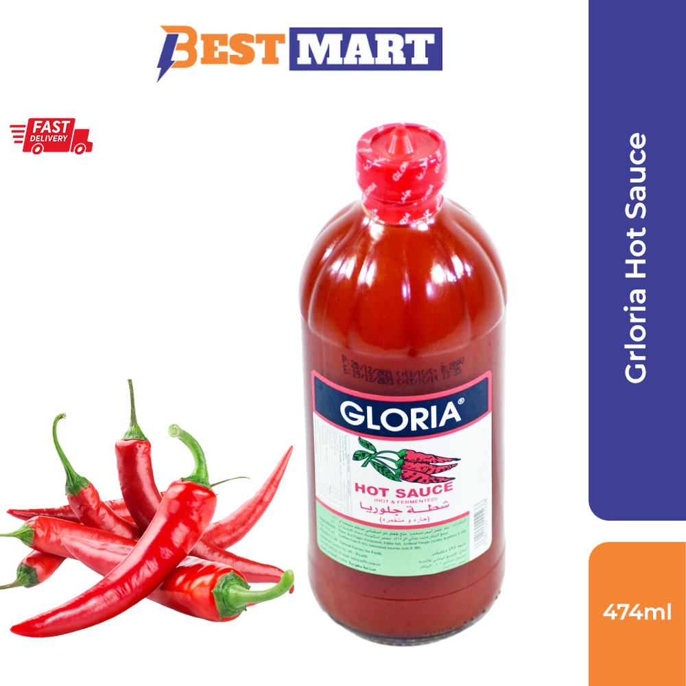 Gloria Pure Hot Sauce ( Hot & Fermented ) 474mL | Shopee Malaysia