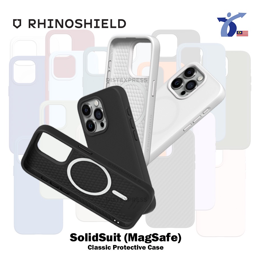 RhinoShield SolidSuit Classic Protective Case (MagSafe) compatible for ...