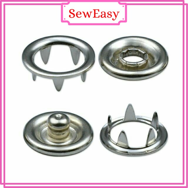 Senorita 11mm Metal Prong Snap Button / Butang Snap Metal | Shopee Malaysia