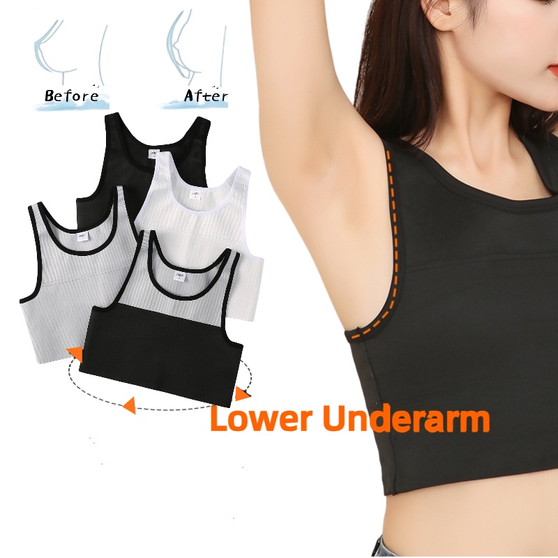 Pullover 360°bandage Chest Binder Lower Underarm Vest Top Breathable