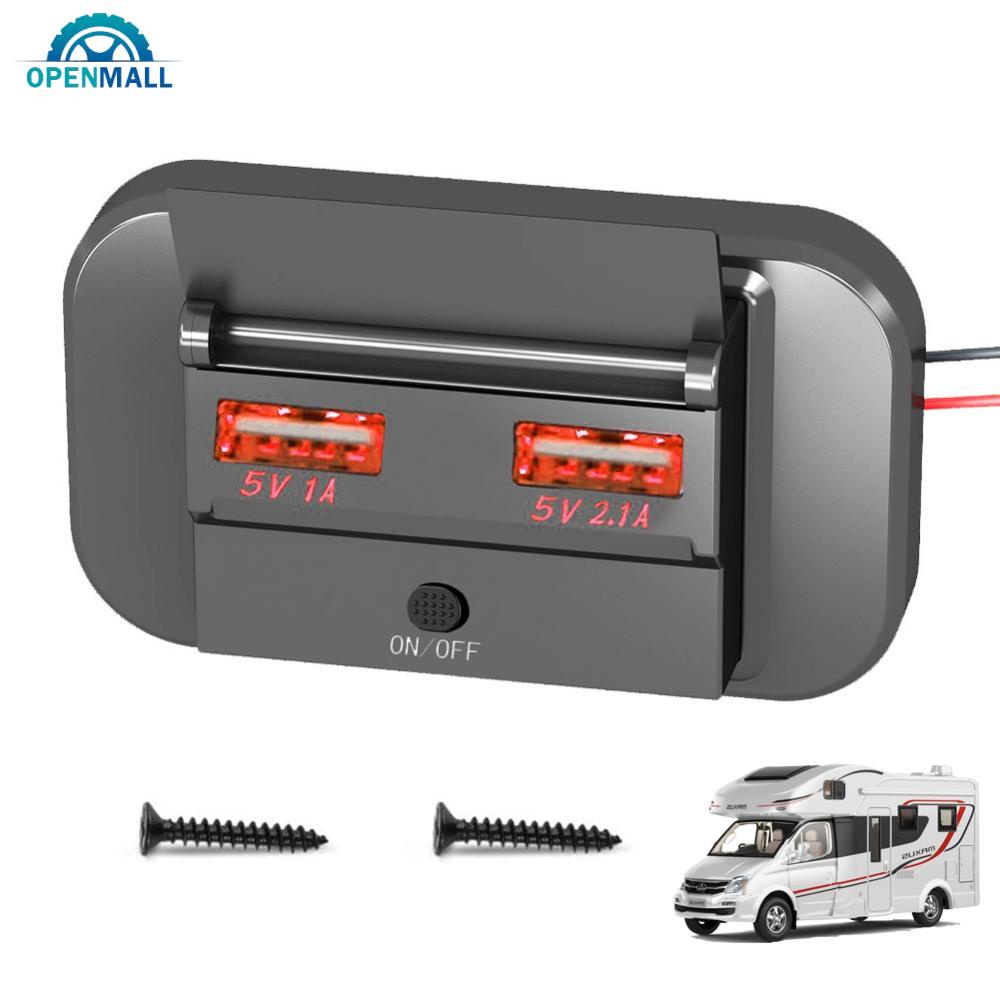 OPENMALL Car Bus Charger Socket Adapter QC3.0 Quick Charge PD Type C ...