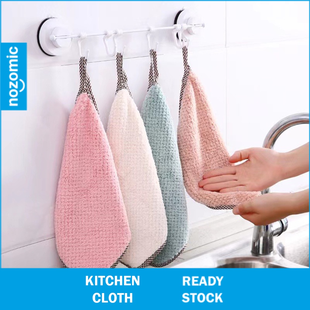 Household Kitchen Rags Kitchen Towel Microfiber Hand Towel Cleaning ...