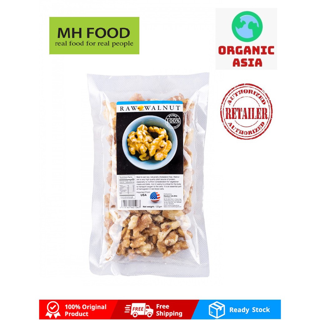 MH FOOD 100% Pure Natural Raw Walnut 120g | Shopee Malaysia