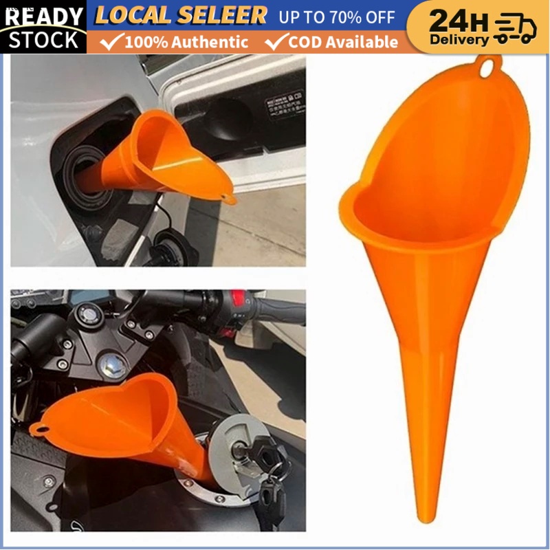 Long Stem Anti-Splash Funnel Car Motorcycle Gasoline Engine Oil ...