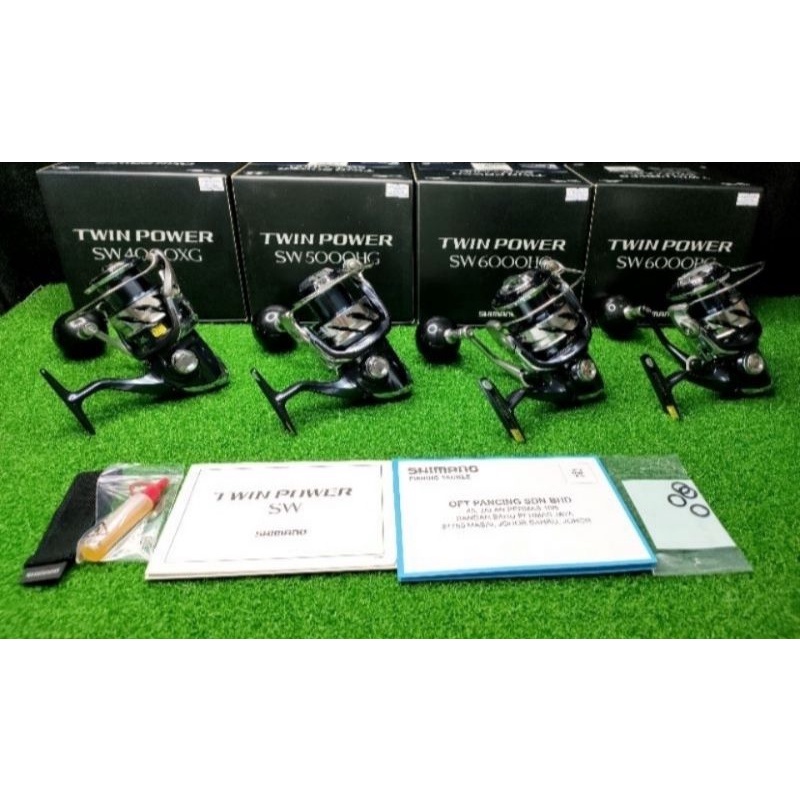 SHIMANO 2021 100% ORIGINAL TWIN POWER SW SPINNING FISHING REEL WITH 🆓FREE GIFT🆓(1 year warranty ...
