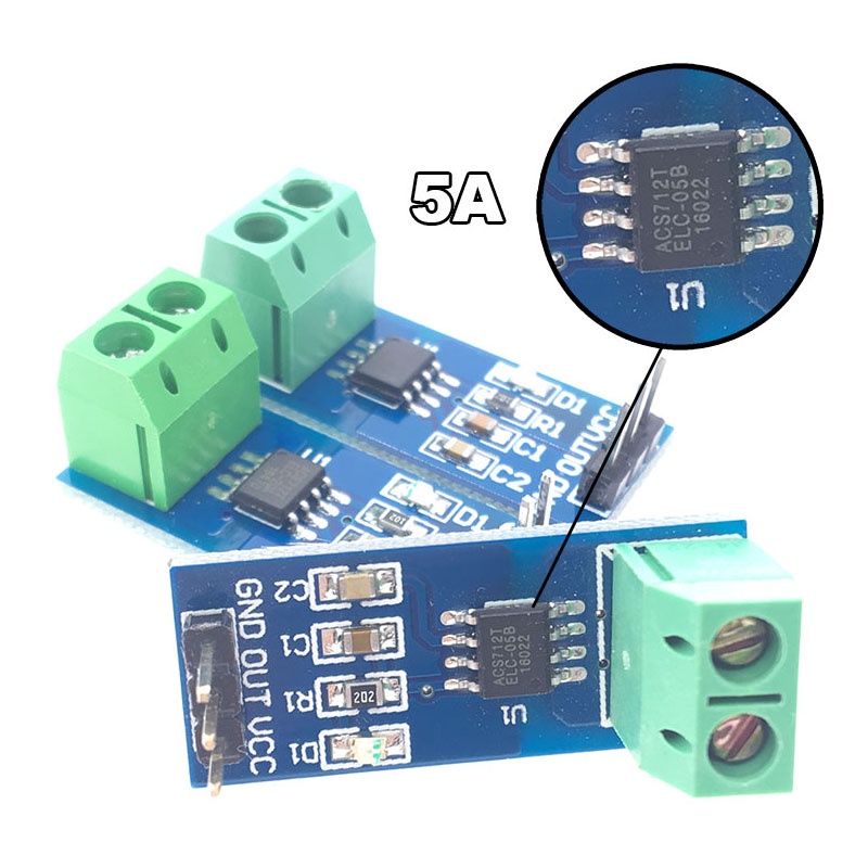 ACS712 model is used for Arduino AC/DC current detection board 5A 20A ...