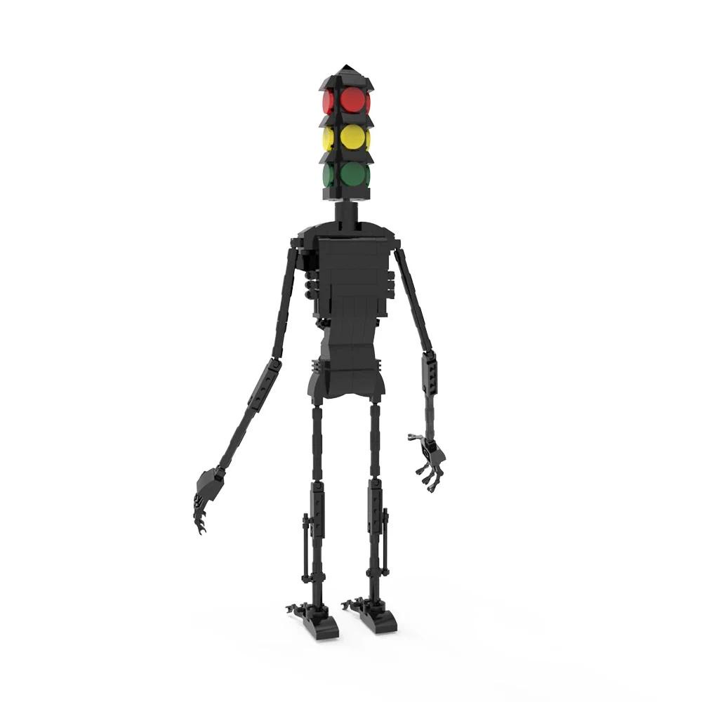 Horror game Creature SCP Monster Traffic Light Building Block Set Siren ...