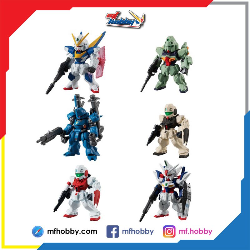 FW Gundam Converge 18 - Victory Two / Gun Blaster / Kampfer / GM ...